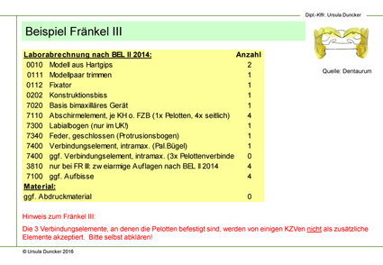 Muster-Laborabrechnung - KFO-Management Berlin